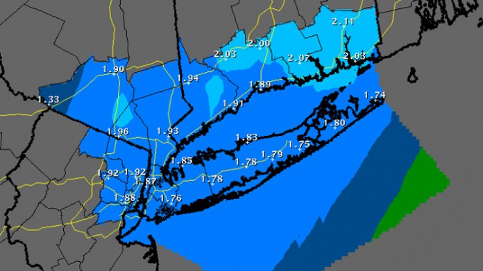 Up to 2 Inches of Rain Possible on Long Island