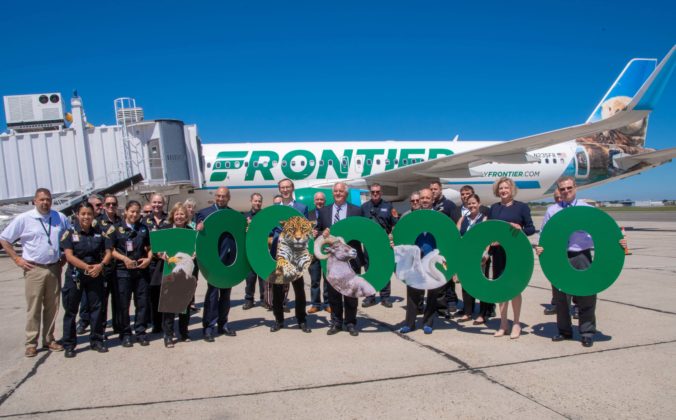 Frontier Airlines Marks One Millionth Passenger at Long Island ...
