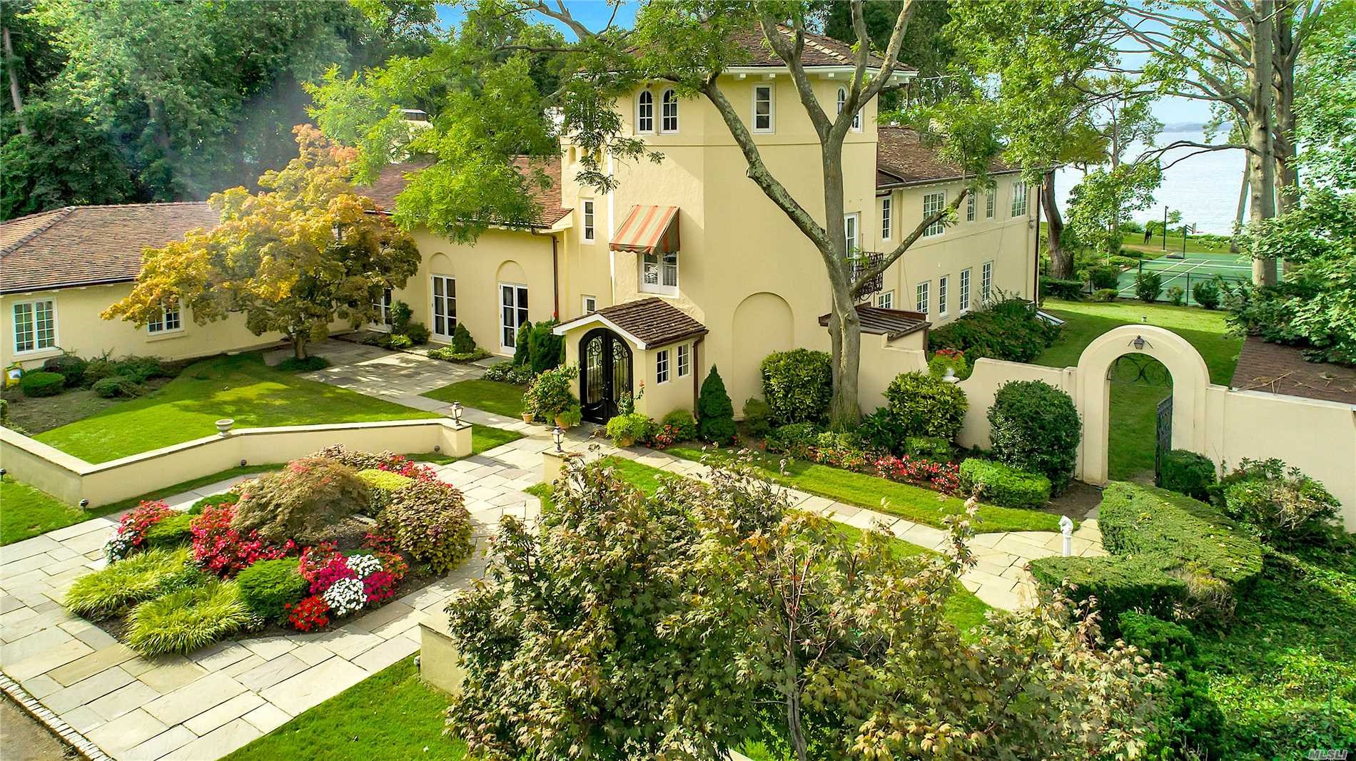 Soundfront Sands Point Mediterranean-style Mansion Asks $5.9M