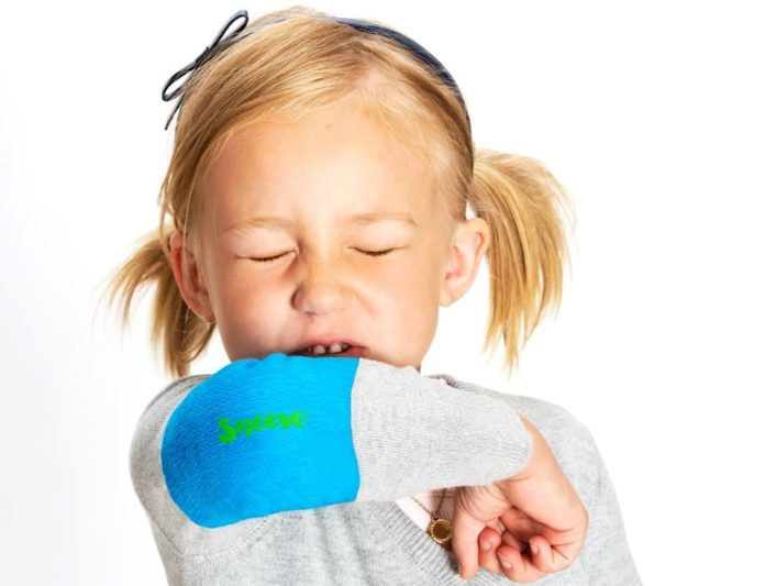 Port Washington’s The Sneeve is a Wearable Sneeze Catcher for Kids