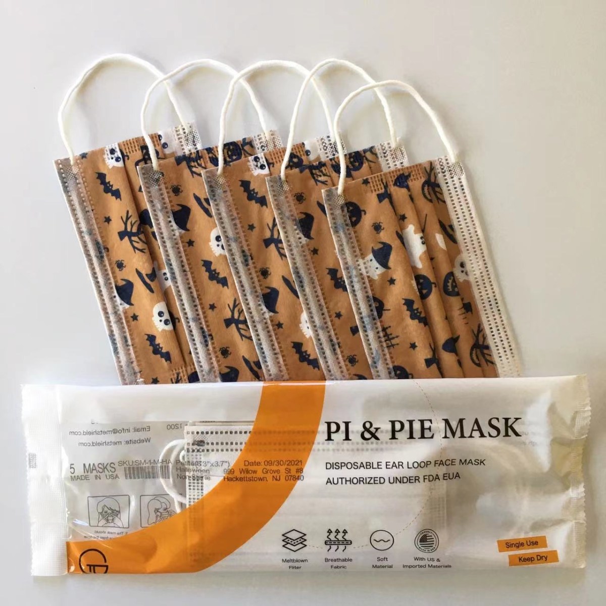 Pi & Pie Mask: Special Sizes for Preschoolers, Teens and Women