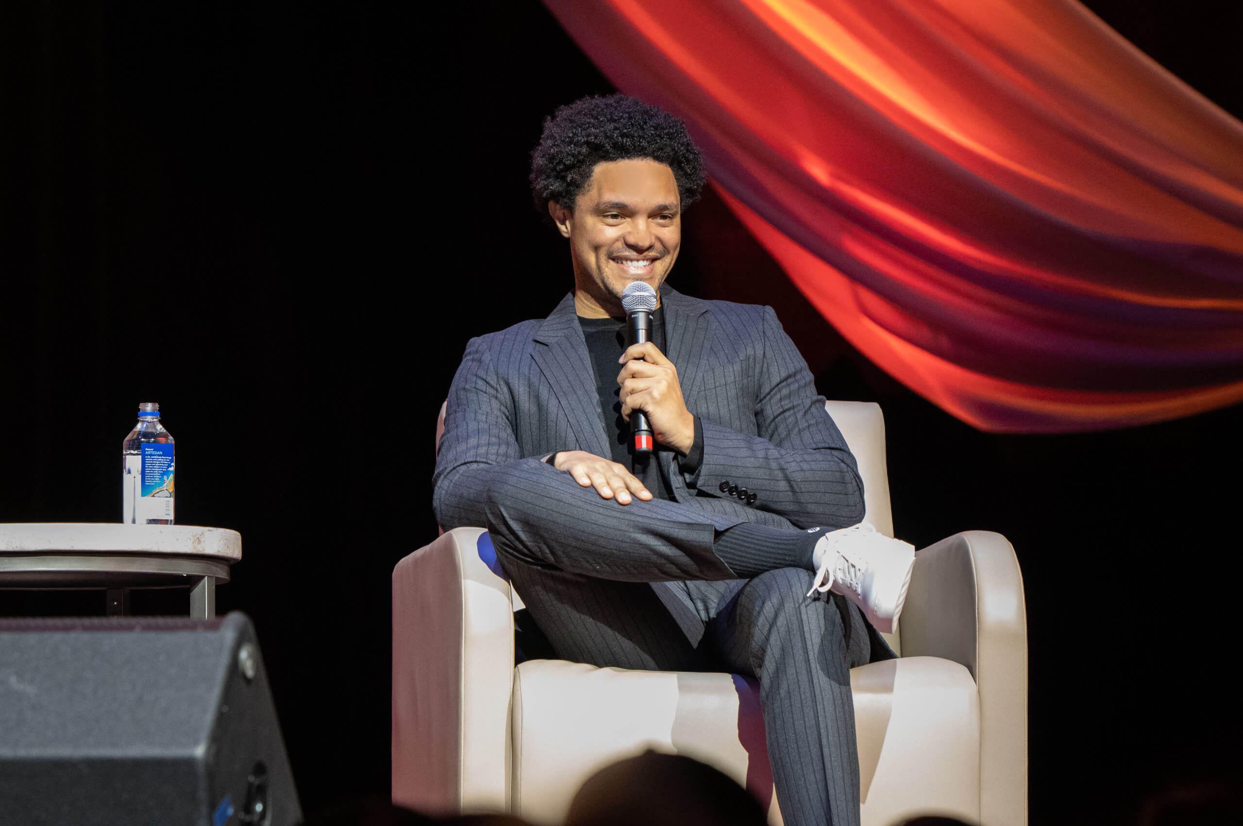 Comedians Trevor Noah, Roy Wood Jr. Talk at LIU’s Tilles Center