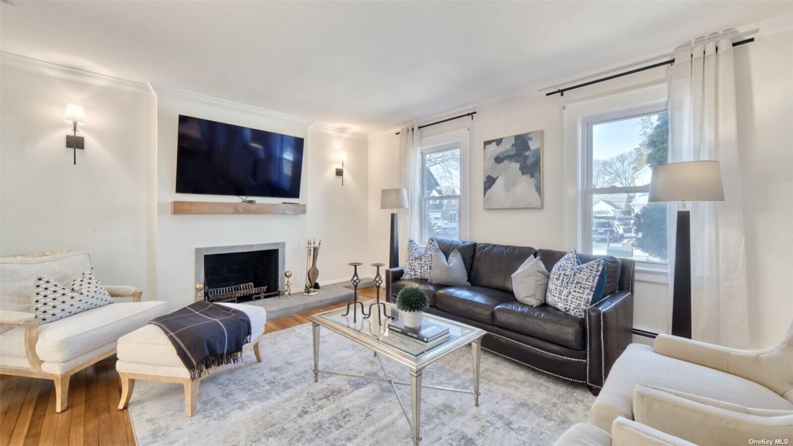 Stylish Garden City Colonial Home Asks $1.4M