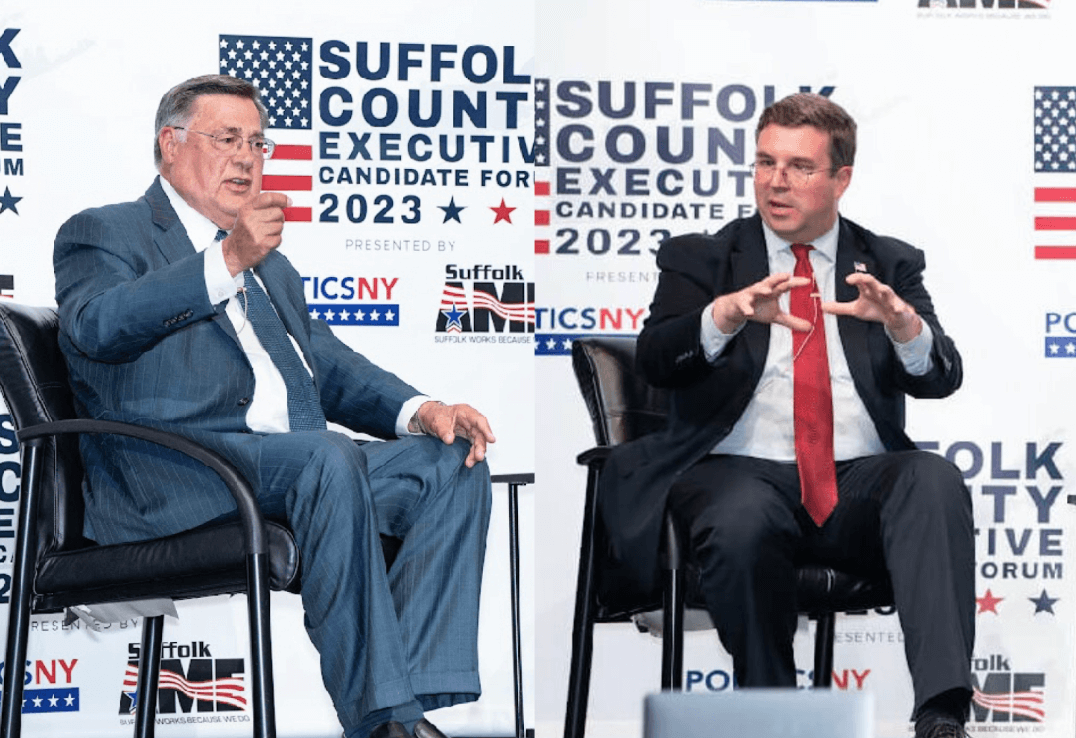 Dave Calone, Ed Romaine Pitch Policies at Suffolk County Executive ...