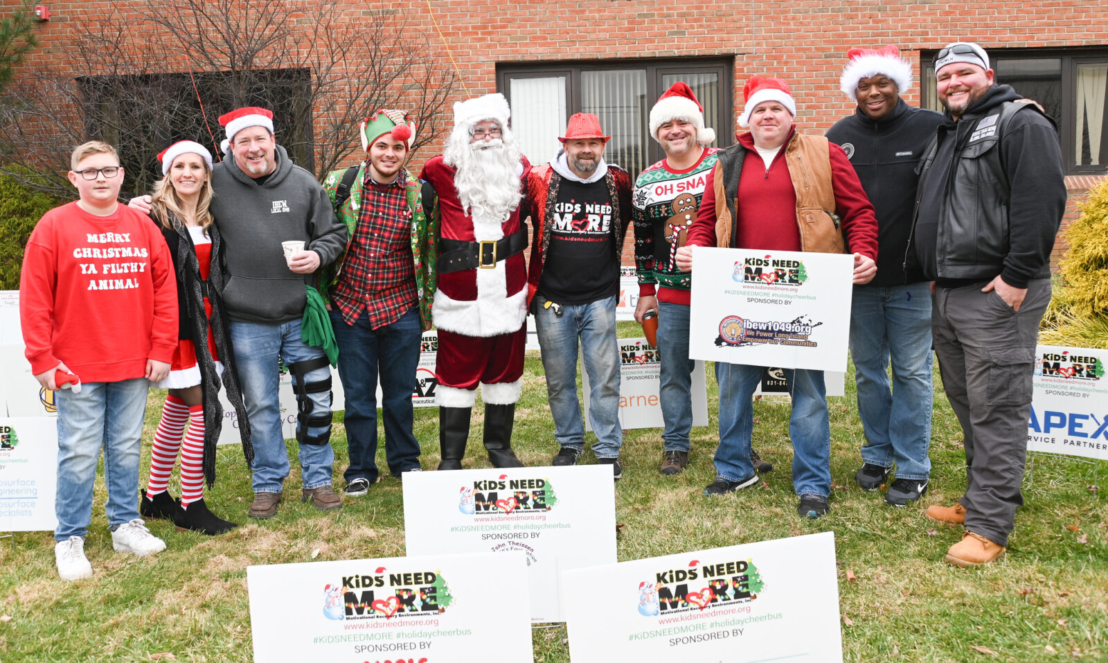 The 9th Annual Kids Need More Holiday Cheer Bus Ride