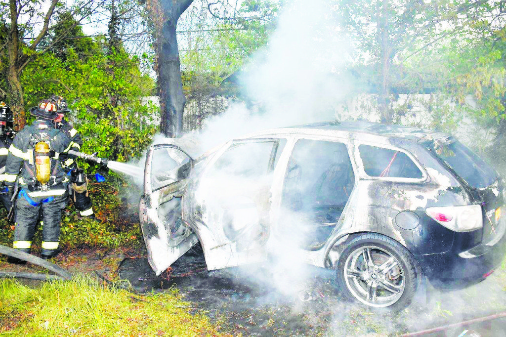 Syosset Car Fire