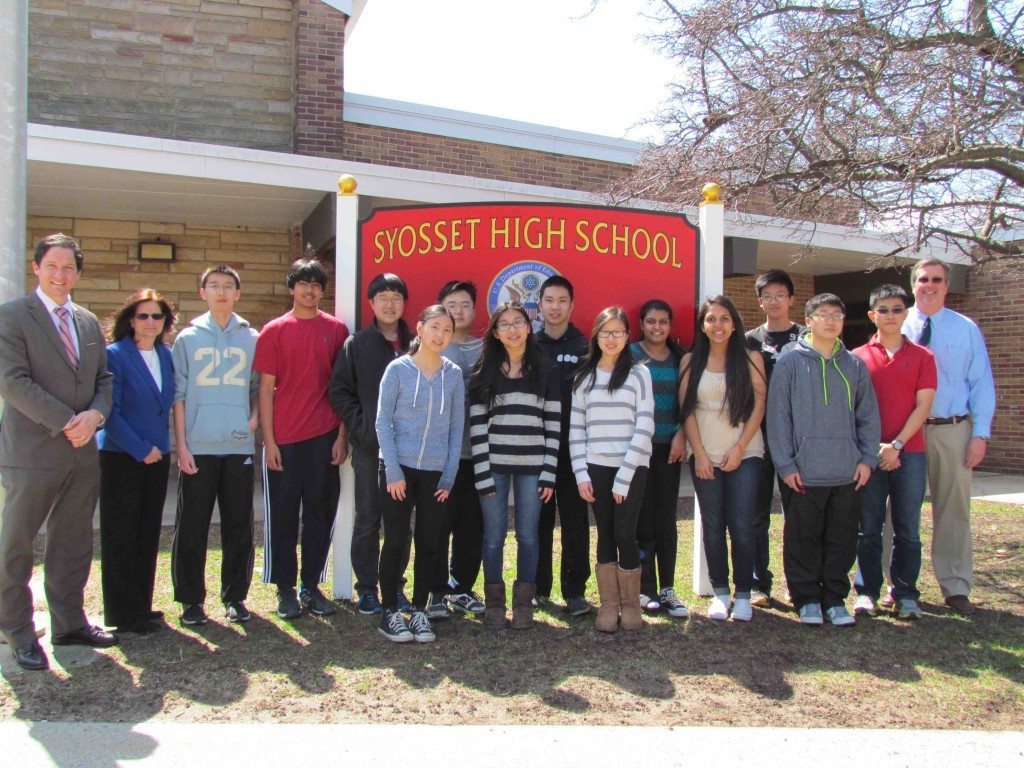 Syosset High School Mathletes Take First In County