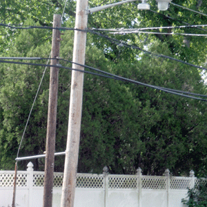 Town Targets Double Utility Poles