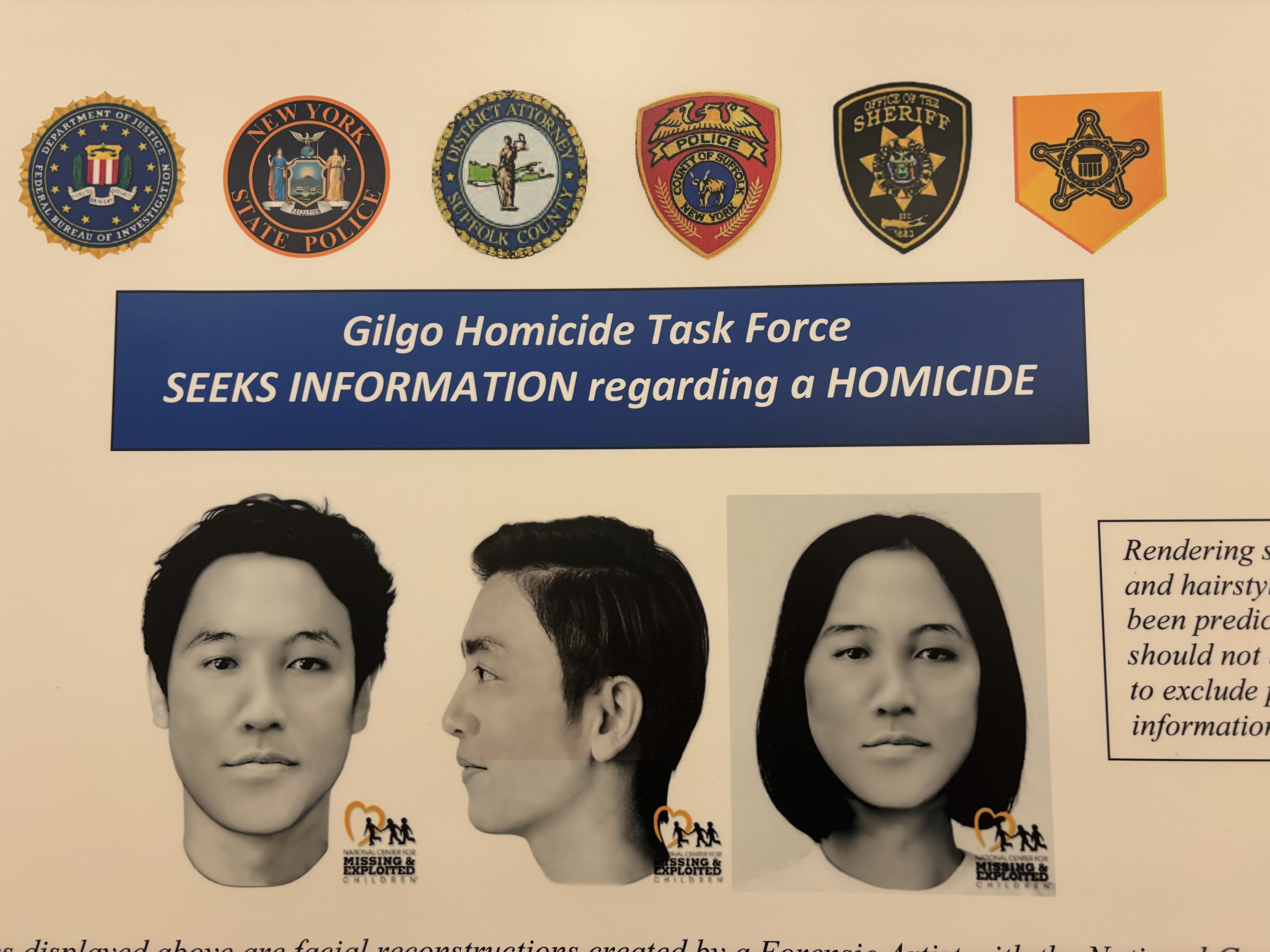 Gilgo Beach Task Force Releases Updated Rendering of Asian Doe, Seeks ...