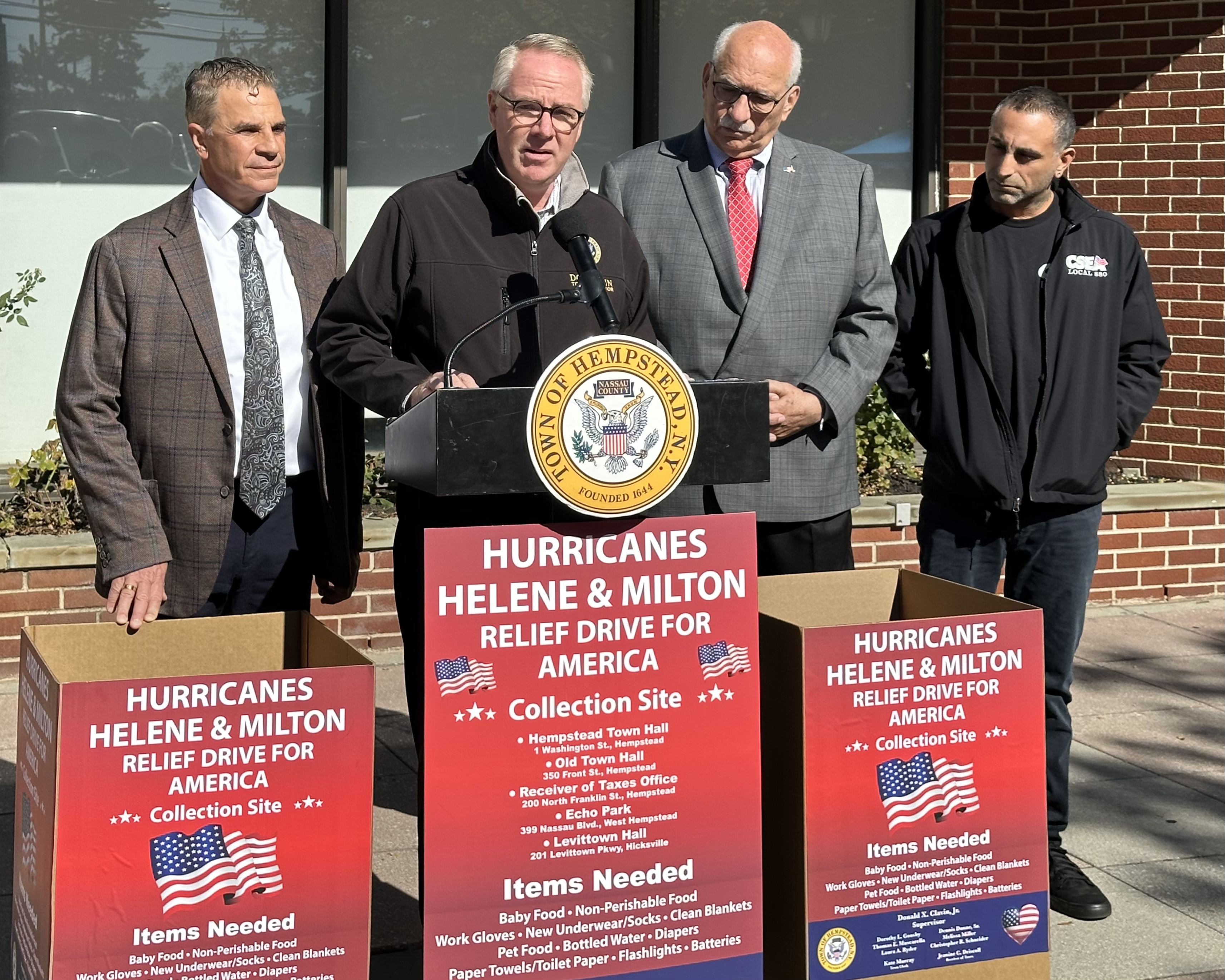 Hurricane Relief Drives Helping Victims of Helene And Milton