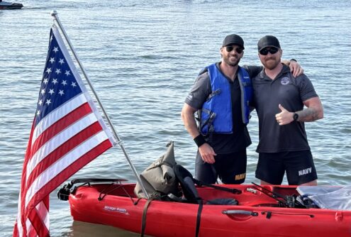 Glen Cove police officers kayak 22 miles for PTSD awareness