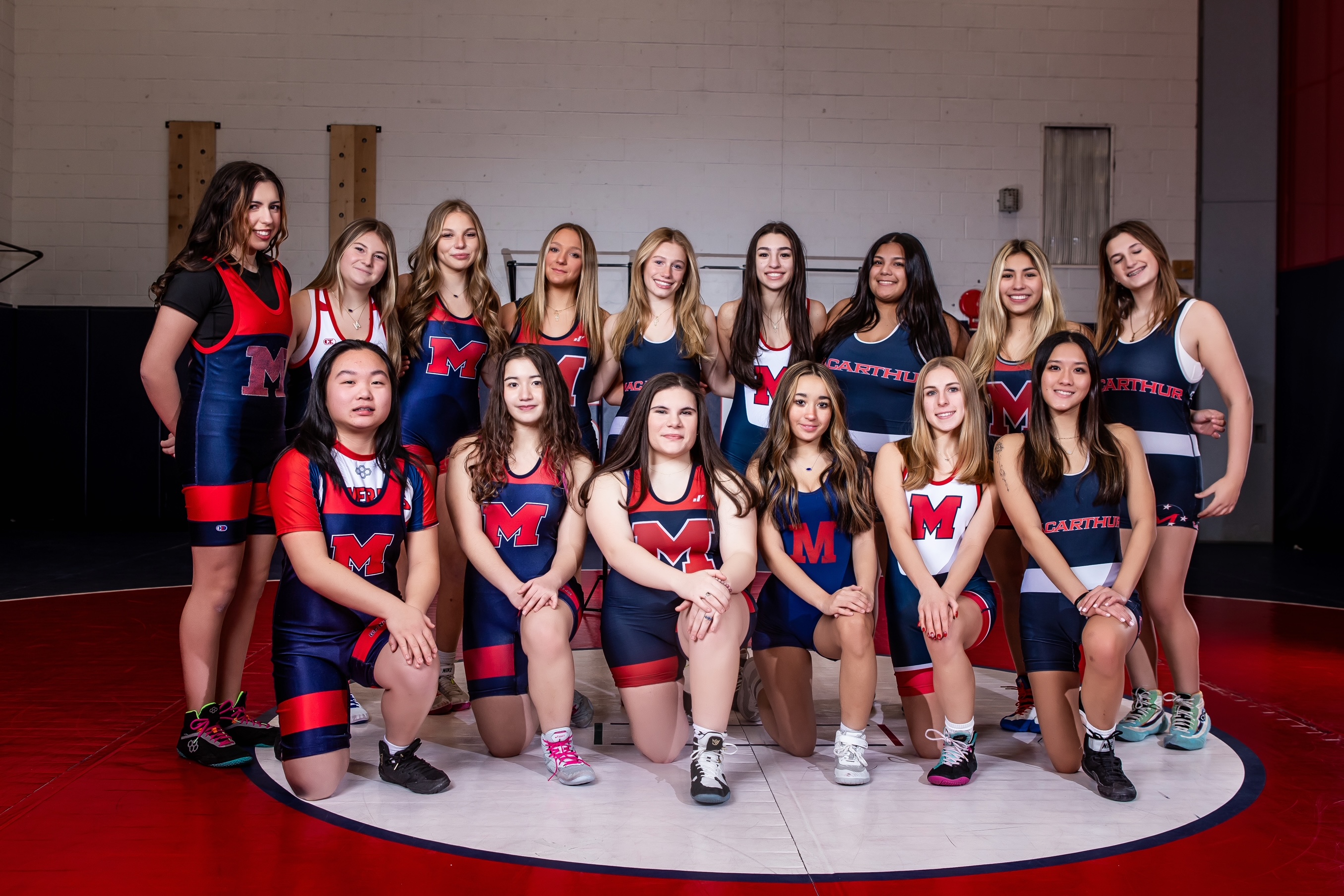 Women’s wrestlers come together for inaugural season