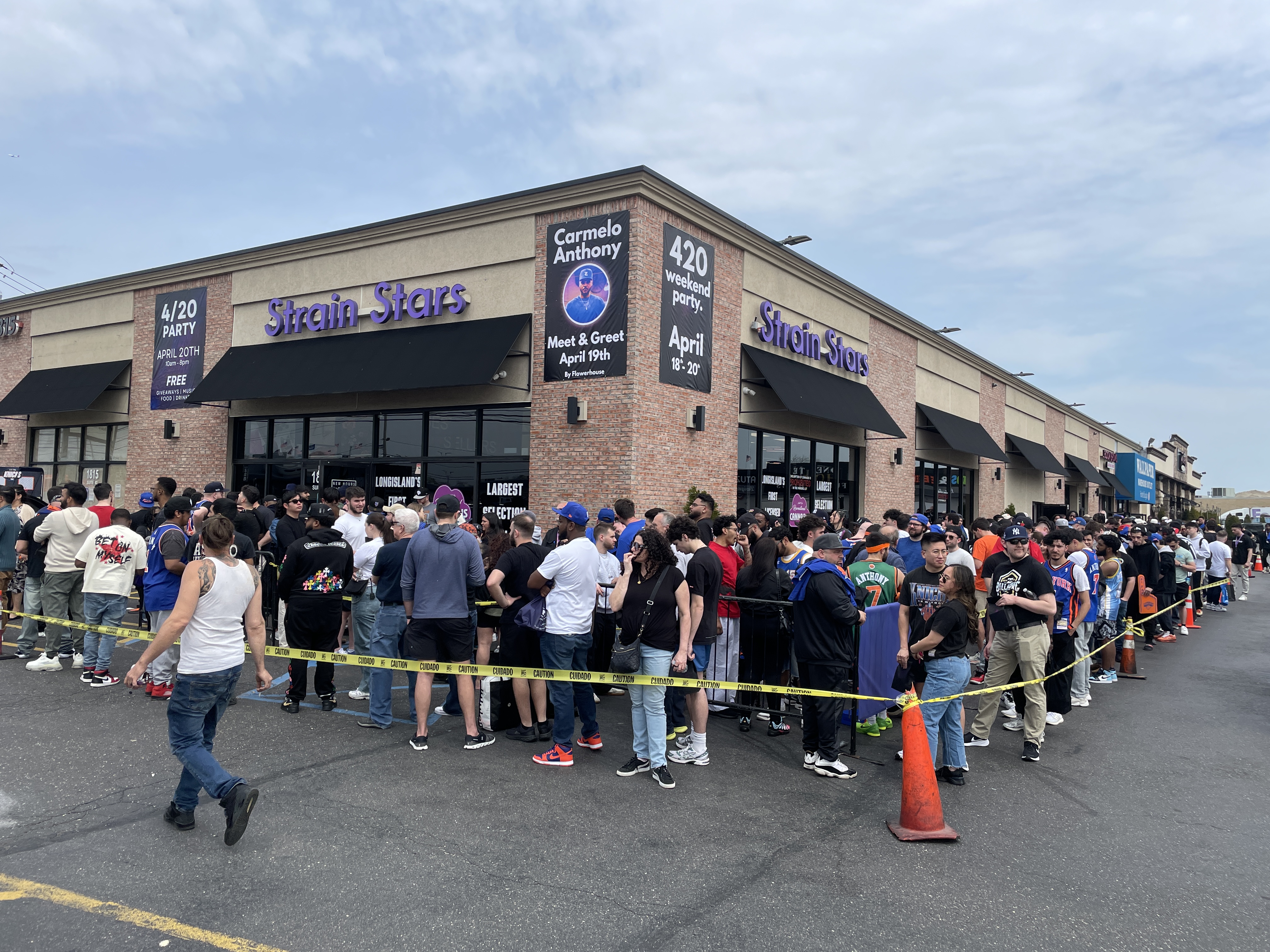 Carmelo Anthony hosts event in Farmingdale for cannabis business