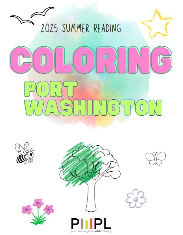 Port Washington Public Library creates library-themed coloring book