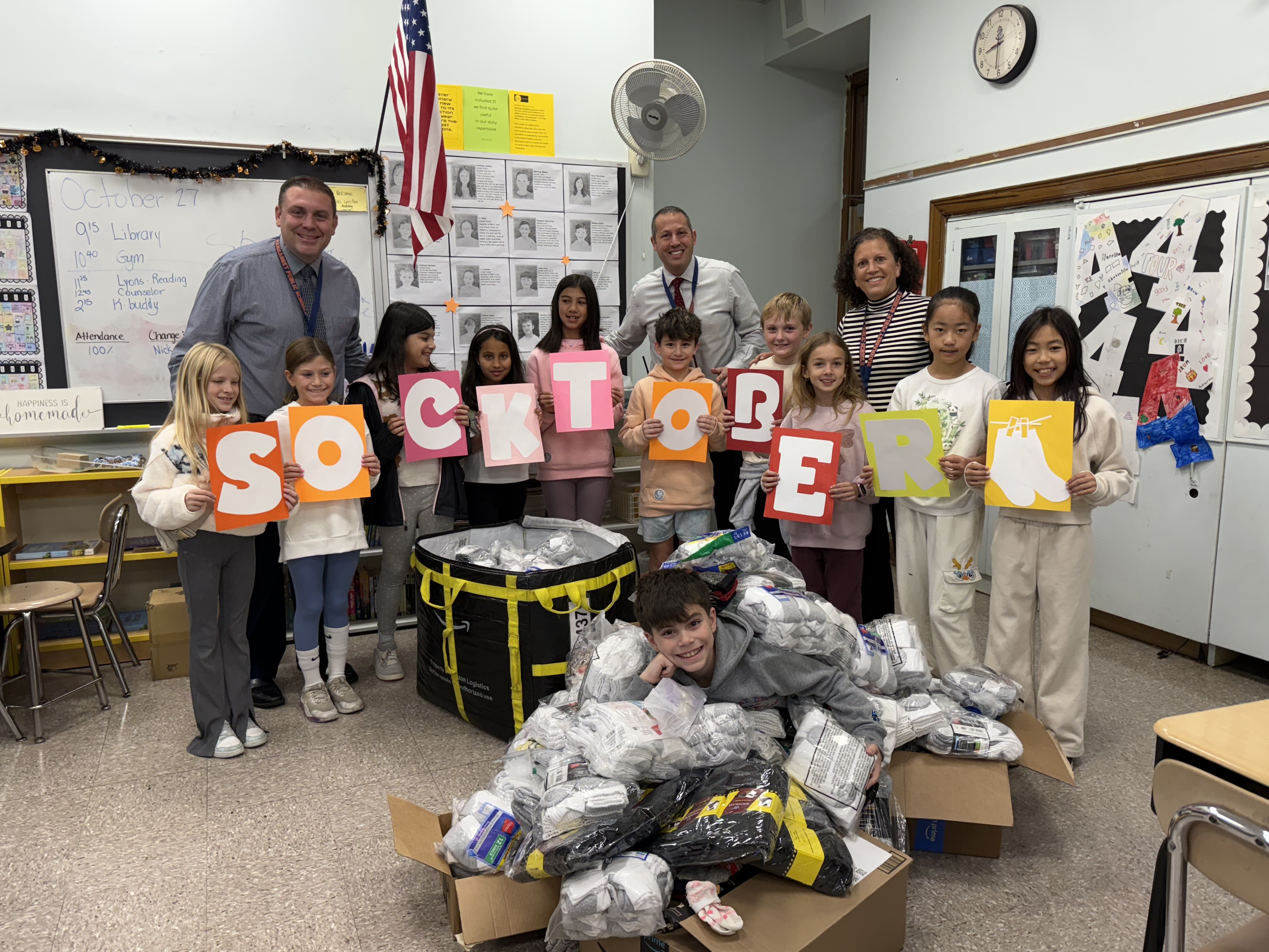 Munsey Park Elementary School students collect over 1,500 pairs of ...