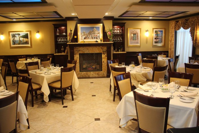 Winter dining on Long Island